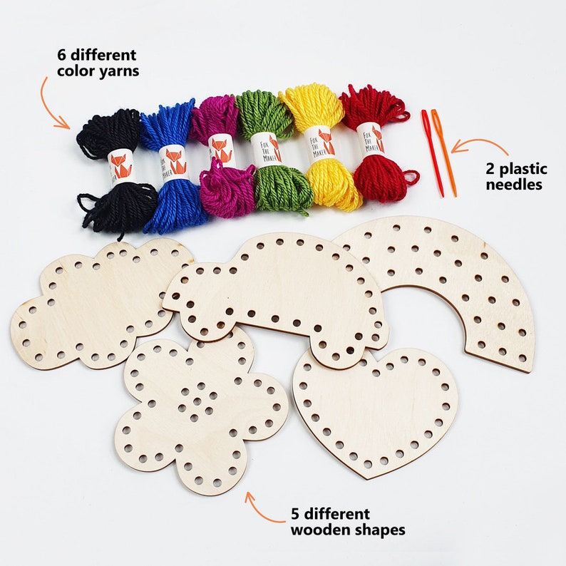Kids Learn to Sew Kit With Plastic Needle Montessori Sewing Kit ...