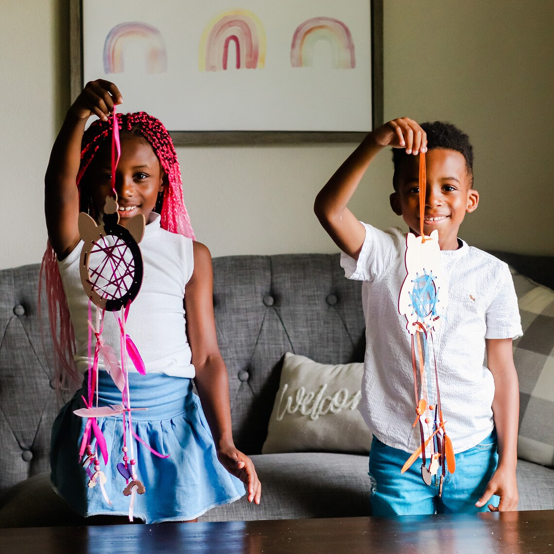DIY Dreamcatcher Craft Kit for Kids. Dream Catcher DIY. Painting Craft ...