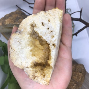 Cut Geode Halves, Geode From Kentucky, Citrine Geodes, Cut Geode ...