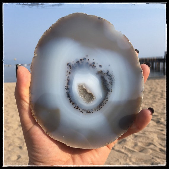 Montana Agate Geode Slab Large Stone Slab Rocks and - Etsy