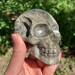 Pyrite Skull, Carved Skull, Sallysgemtreasures - Etsy