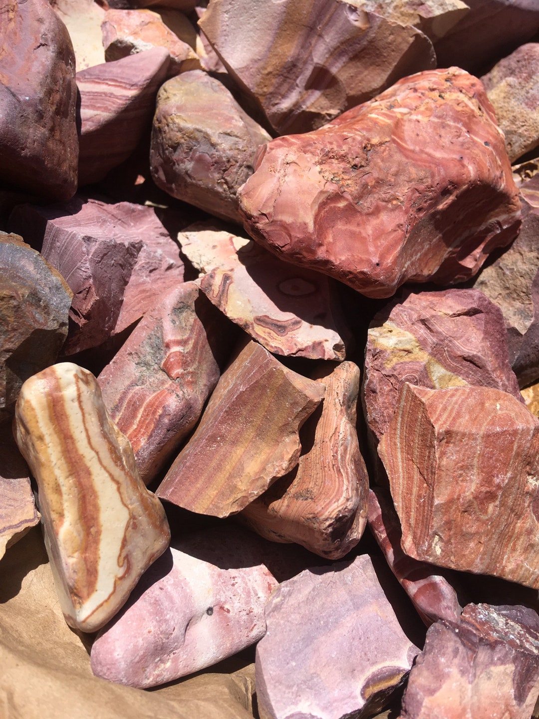 Wonderstone, Natural Desert Jasper, Nevadan Wonderstone, Rocks and ...