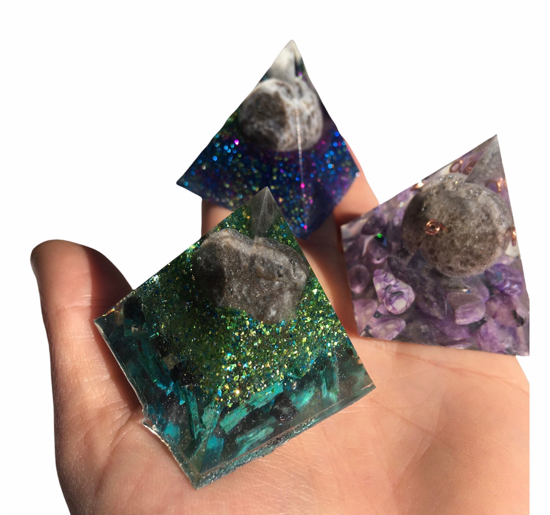 Light up Resin Pyramid Cheap - Etsy