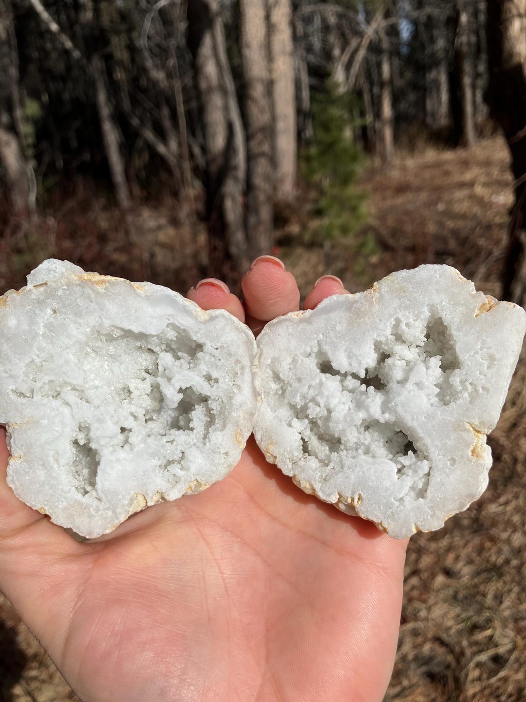 Moroccan Crystal Geode Pair, Sparkly Crystal Geode, Natural Stones - Etsy