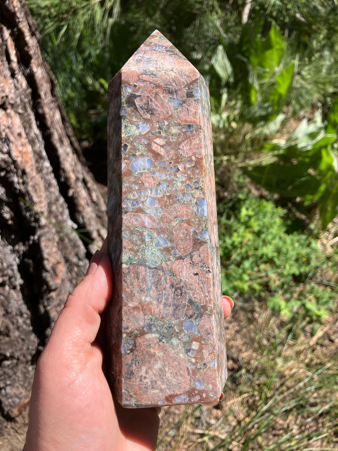 Llanite Tower, Healing Crystal Wand Stone, Large Crystals, Que Sera ...