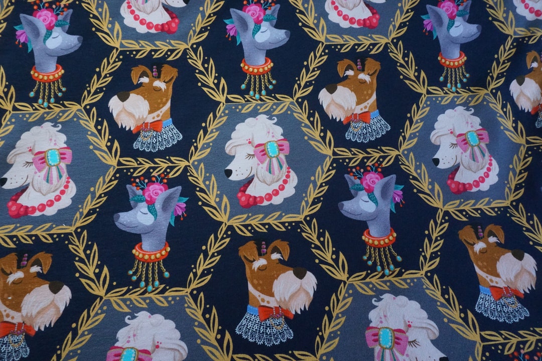 Woof on Canvas, Bling Bling Collection Hamburger Liebe Albstoffe - Etsy