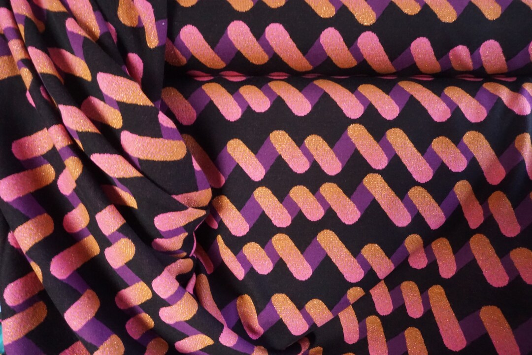 Jacquard up and Down, Black Colorful, Bling Bling Collection Hamburger ...