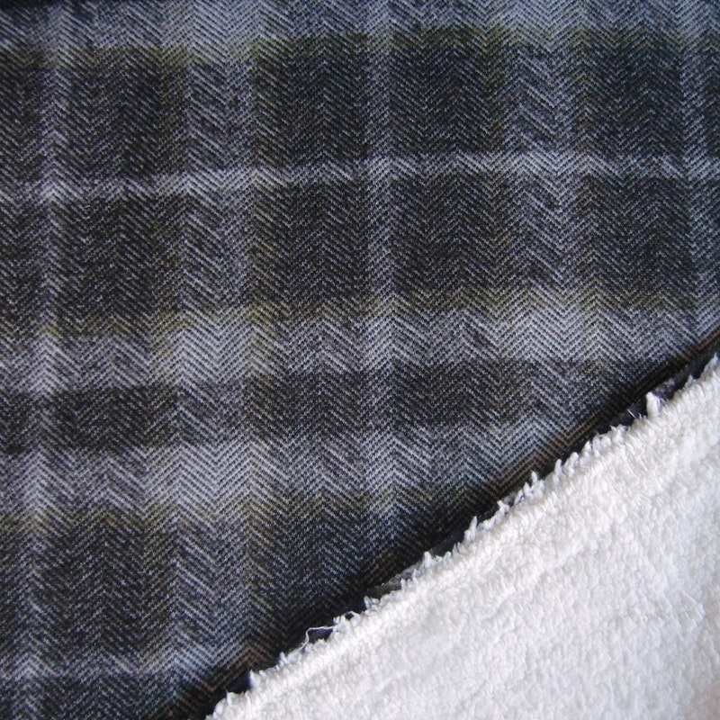 Fabrics chevron fleece material - Etsy.de