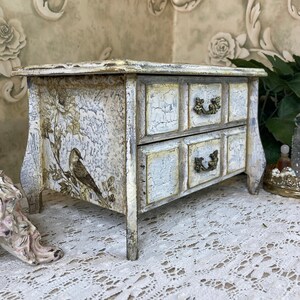 Vintage Jewelry Chest, Musical Jewelry Box With Drawers, One of a Kind ...