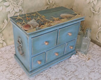 Beach Jewelry Box - Etsy