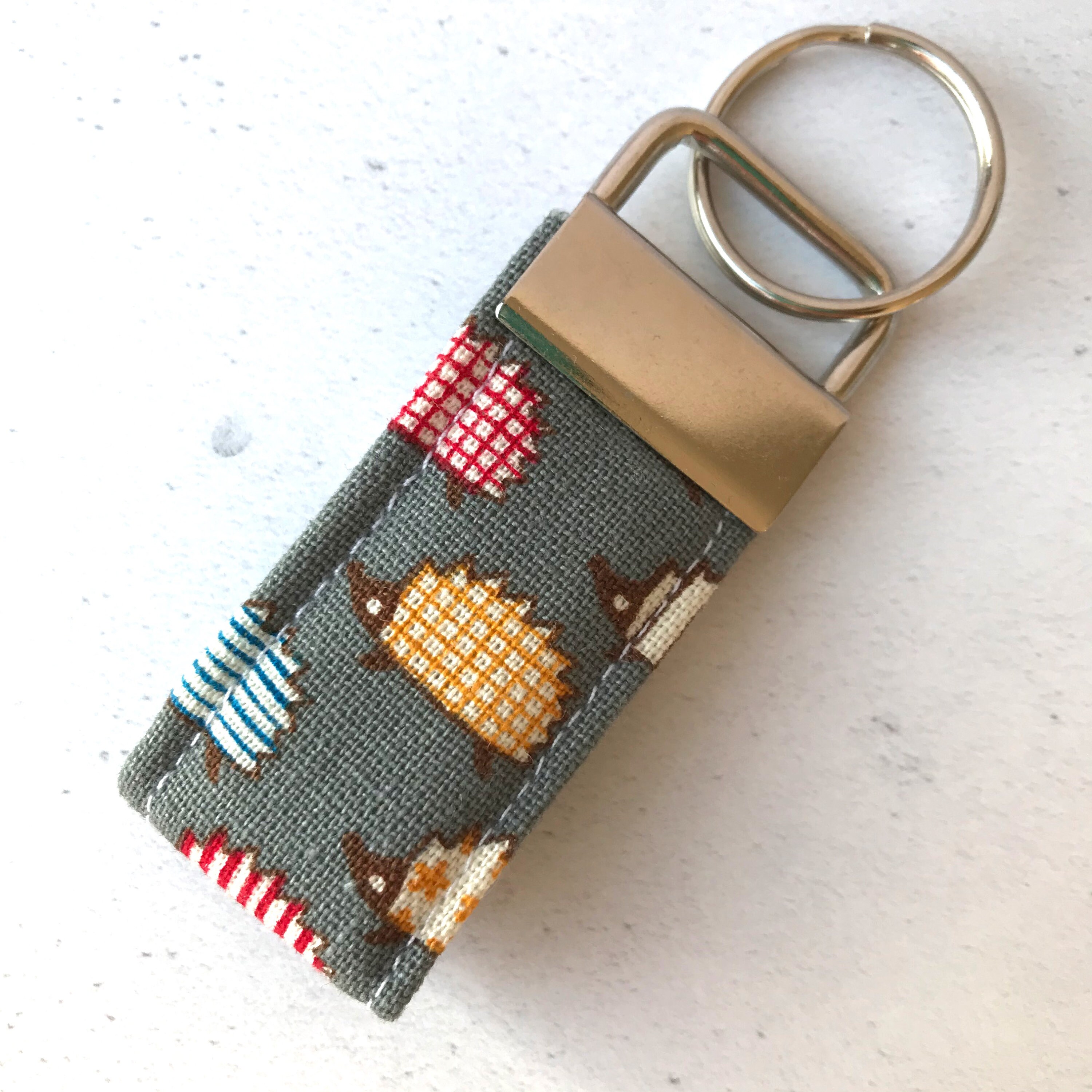 ASSORTED DESIGNS - Key Rings - Key Fobs - Handmade - Hand Sewn - Flower ...