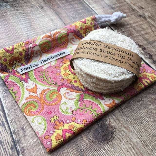 Washable Make up Pads - Plastic Free - Vegan - Wash - Unbleached ...
