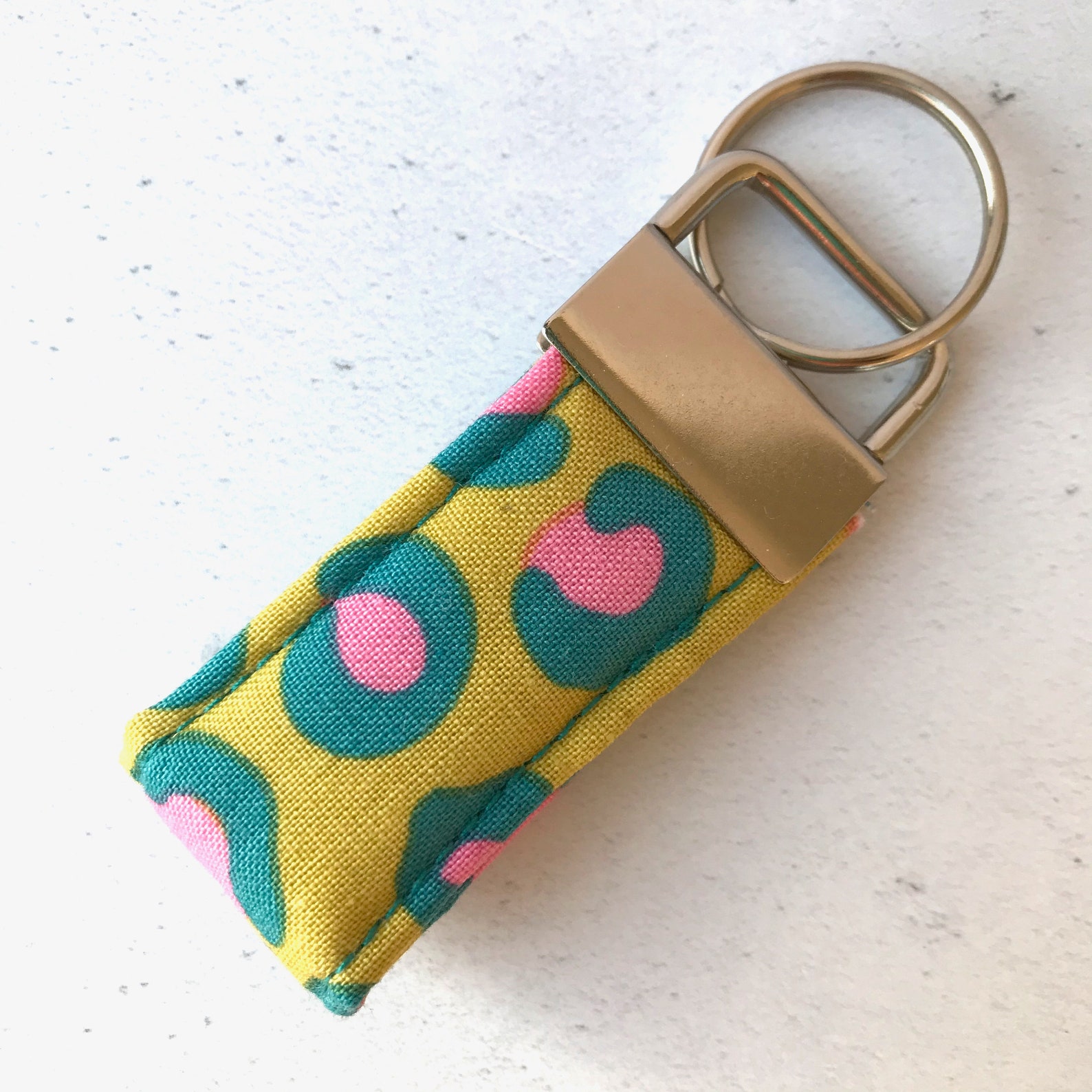 ASSORTED DESIGNS - Key Rings - Key Fobs - Handmade - Hand Sewn - Flower ...