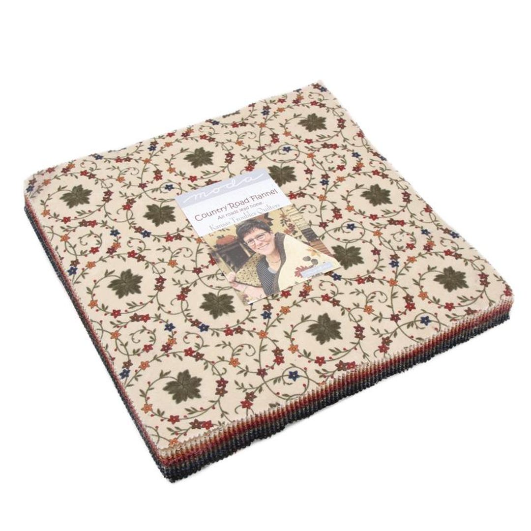 Country Road Flannel Layer Cake by Kansas Troubles for Moda Fabrics - Etsy