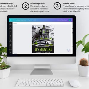 It's Showtime Beetlejuice Inspired Party Invite - Editable Digital ...