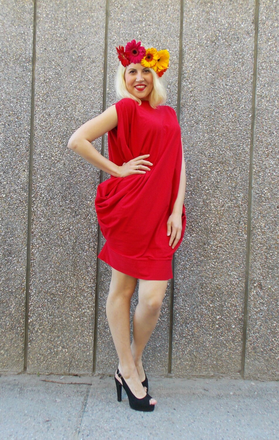 Loose Oversize Dress Trendy Plus Size Clothing Cotton Dress | Etsy