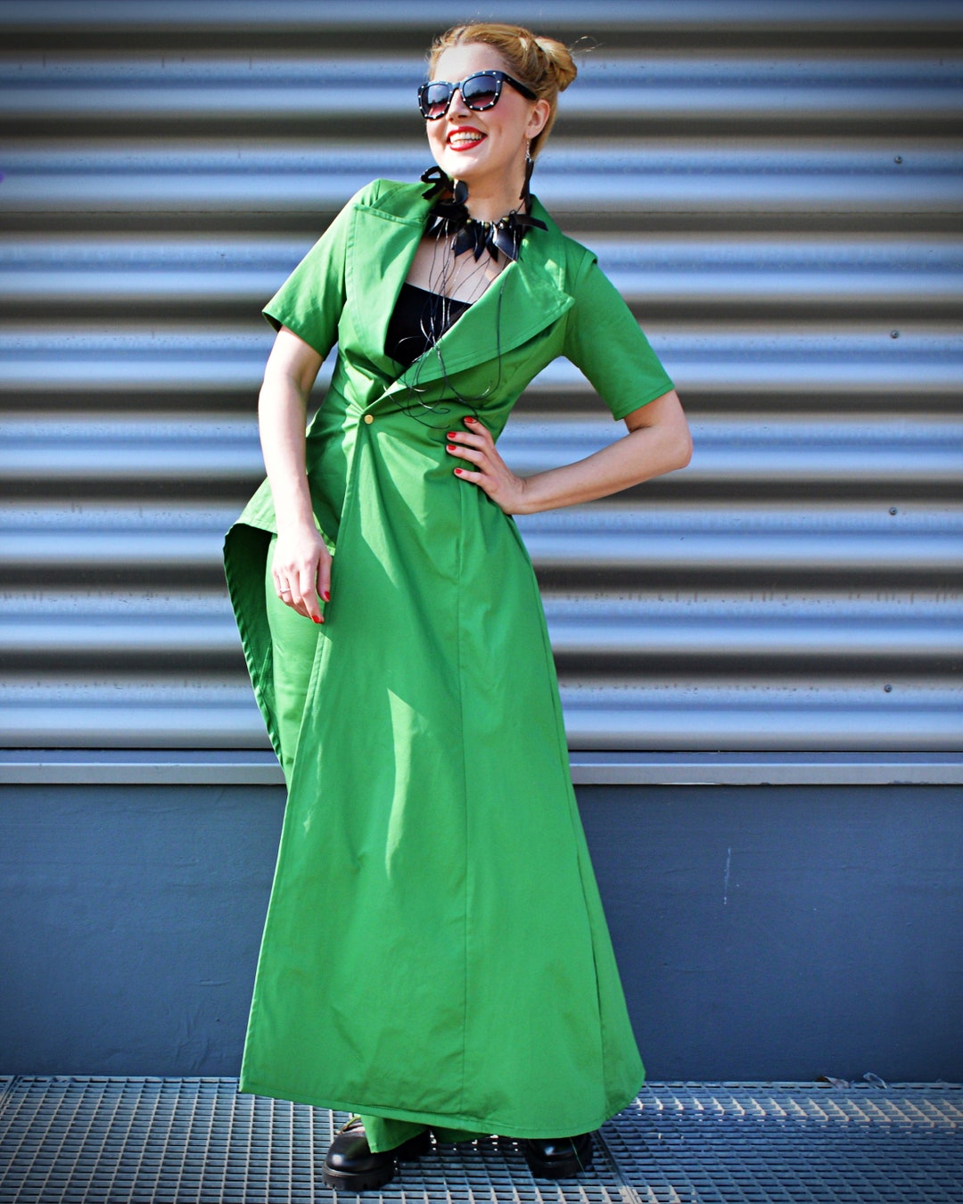 Spring Jacket Long Jacket Cotton Jacket for Women Long Blazer Bohemian ...