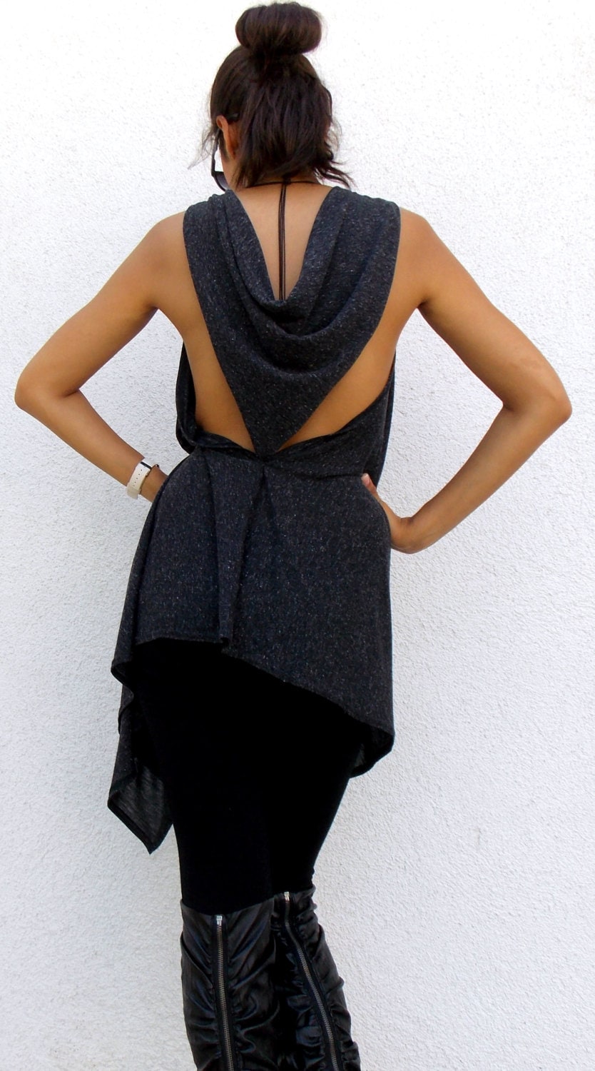 Plus Size Backless Tops