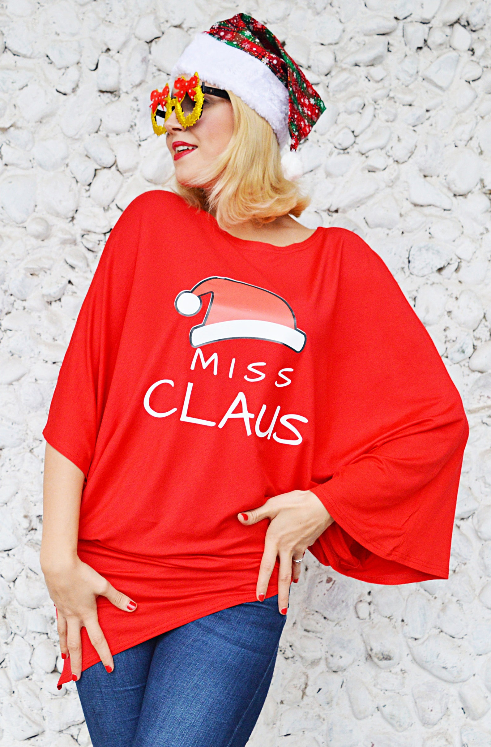Christmas Top Miss Claus Shirt Secret Santa Gift for Women - Etsy