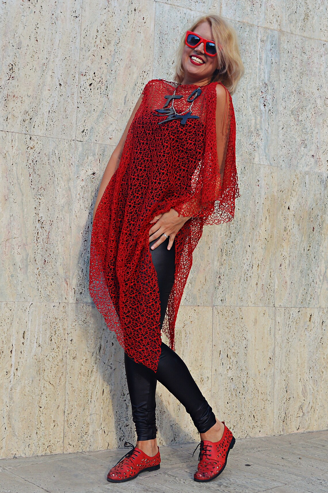 Formal Lace Tunic Party Dress for Women Red Mash Tunic TT122 - Etsy