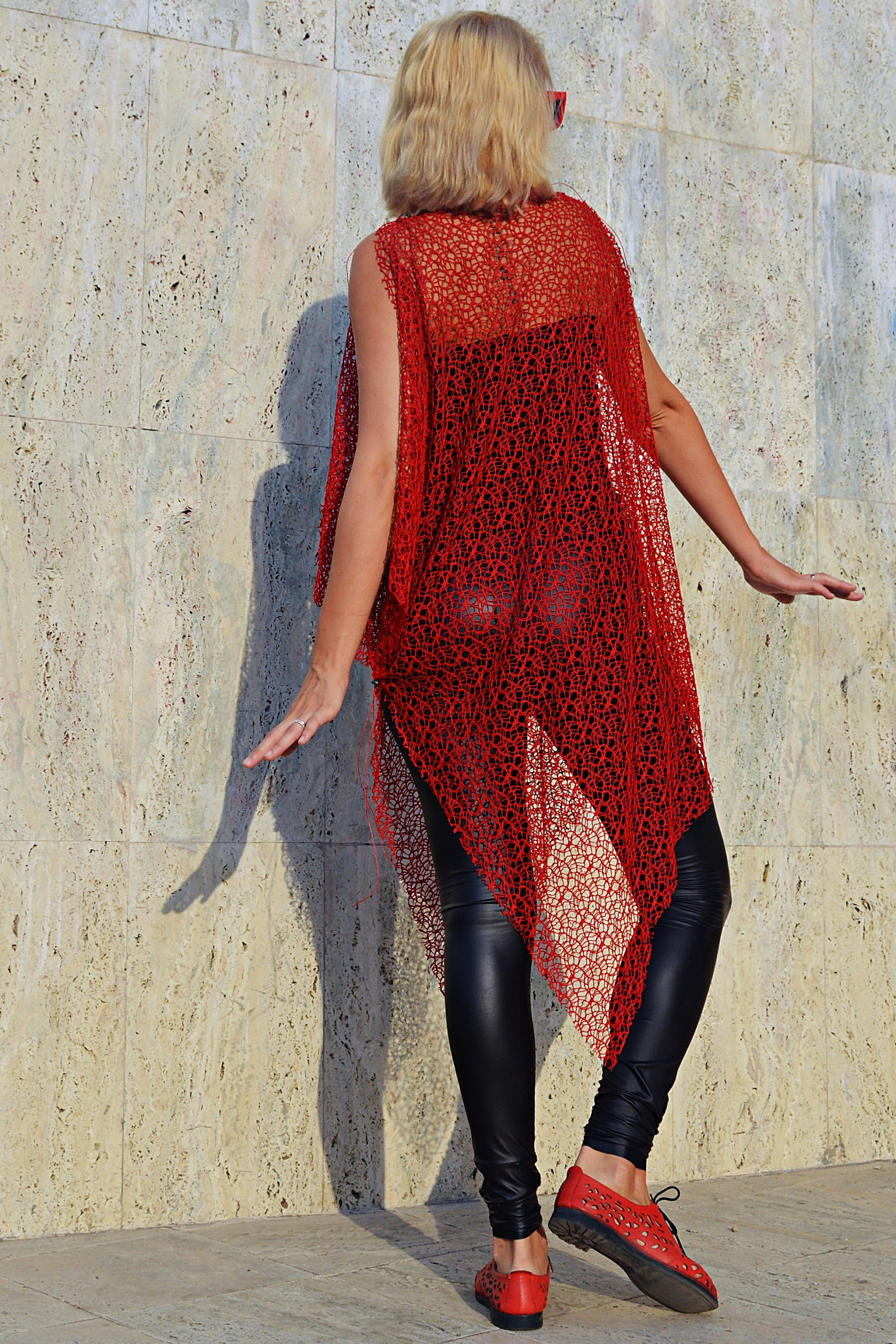 Formal Lace Tunic Party Dress for Women Red Mash Tunic TT122 - Etsy