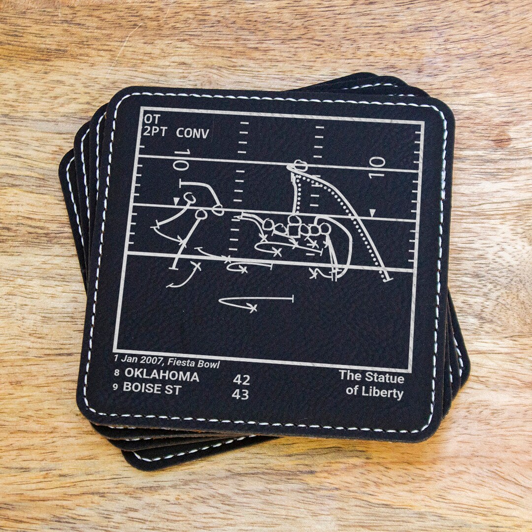 Greatest Boise State Football Plays: Leatherette Coasters (set of 4) - Etsy