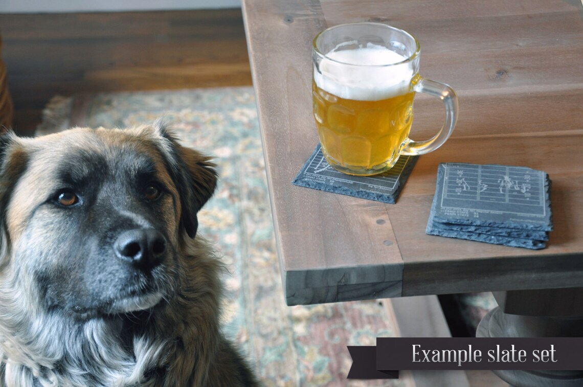 Greatest Packers Plays: Slate Coasters set of 4 - Etsy