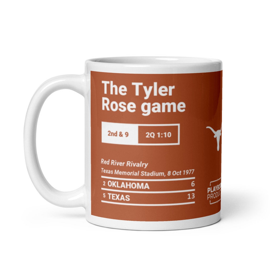 Greatest Texas Football Plays Mug: the Tyler Rose Game (1977) - Etsy