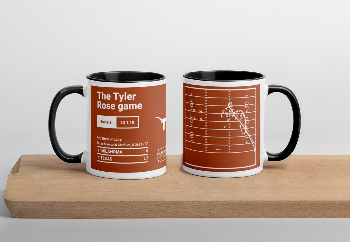Greatest Texas Football Plays Mug: the Tyler Rose Game (1977) - Etsy