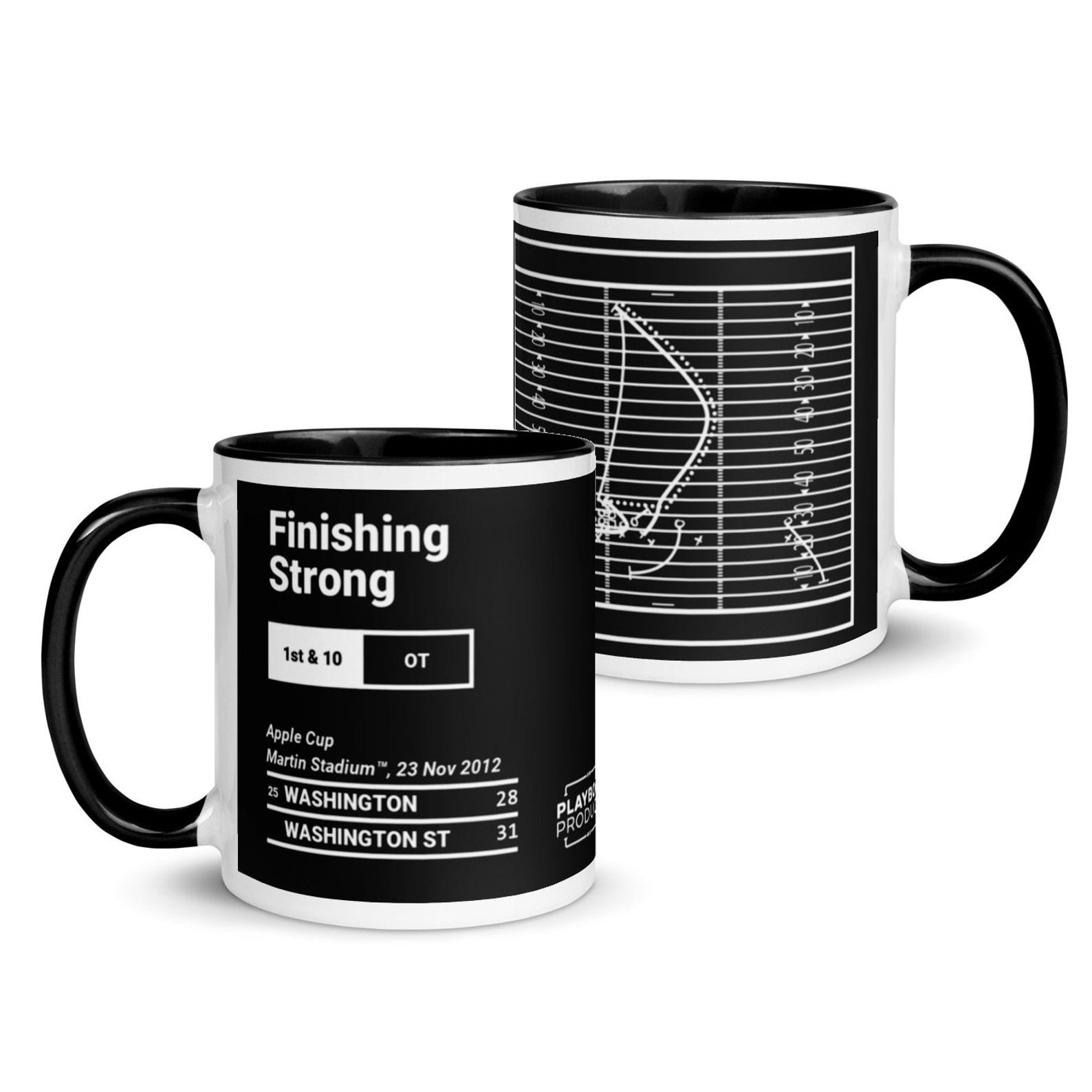 Greatest Washington State Football Plays Mug: Finishing Strong (2012 ...
