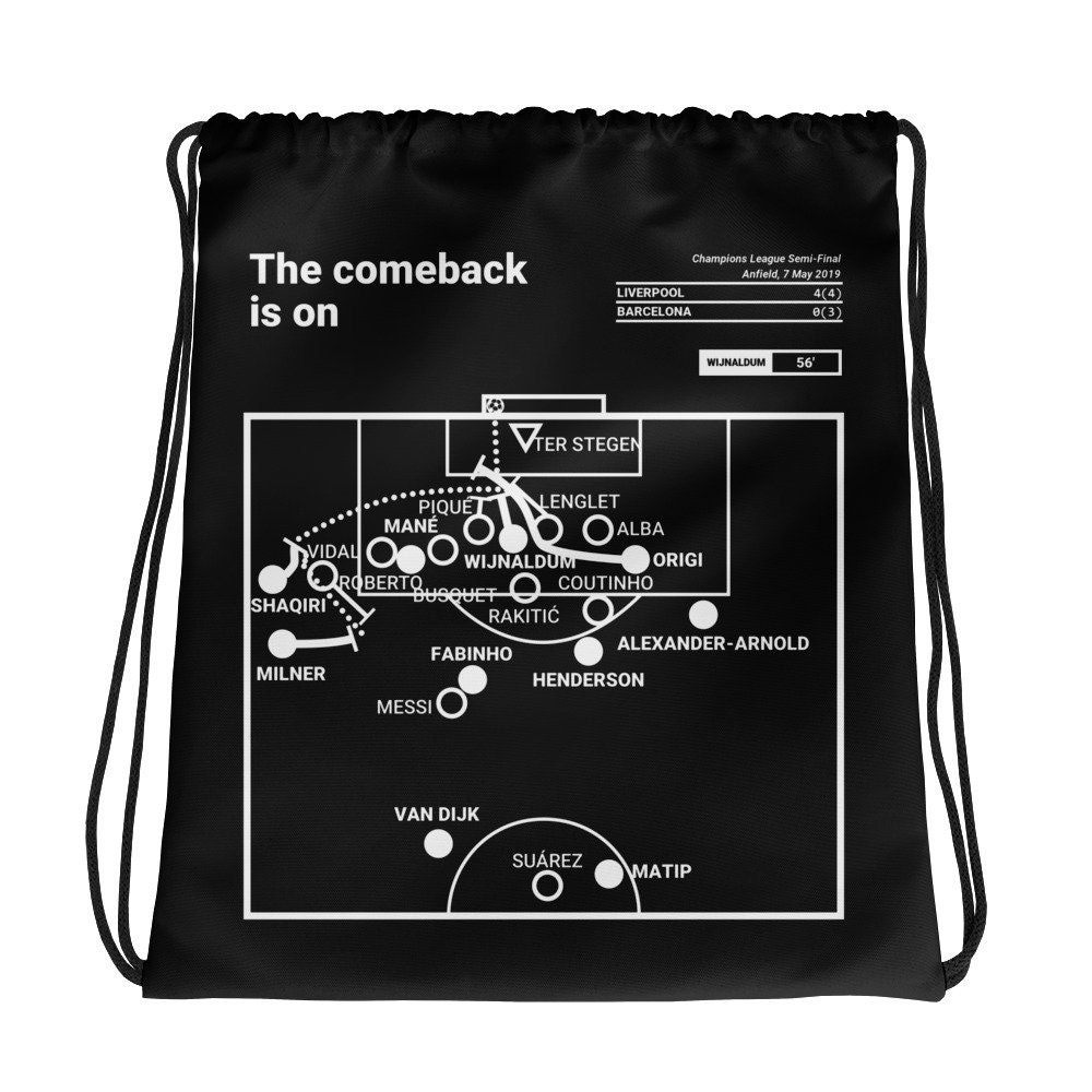 Greatest Liverpool Plays Drawstring Bag: the Comeback is on (2019) - Etsy