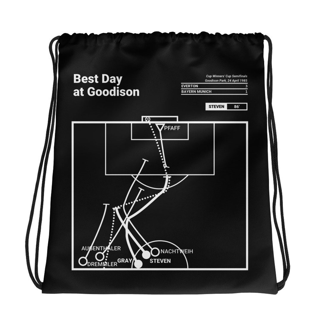 Greatest Everton Plays Drawstring Bag: Best Day at Goodison (1985) - Etsy