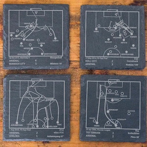 Greatest Arsenal Modern Plays: Slate Coasters (set of 4) - Etsy