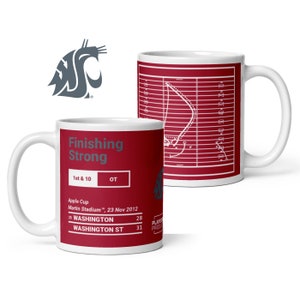 Greatest Washington State Football Plays Mug: Finishing Strong (2012 ...