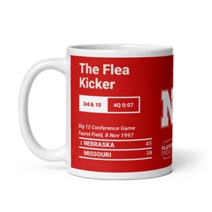 Greatest Nebraska Football Plays Mug: the Flea Kicker (1997) - Etsy