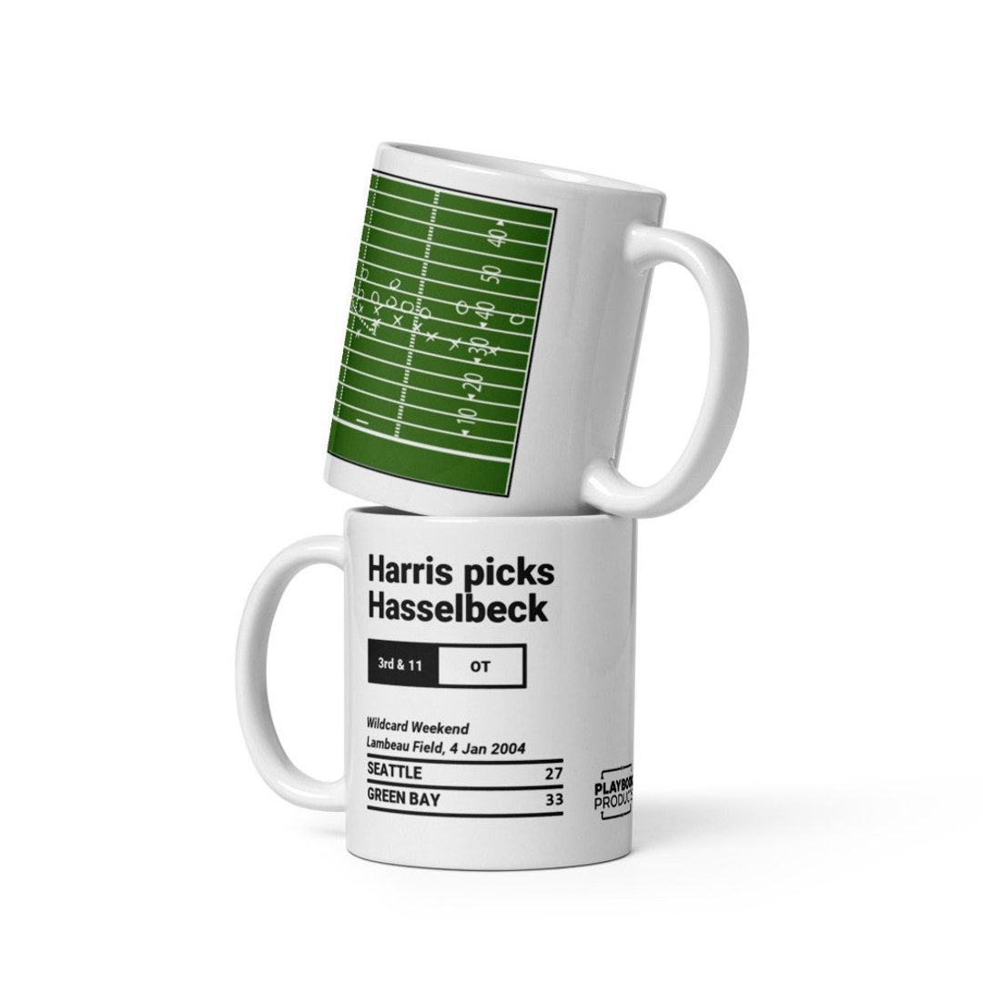 Greatest Packers Plays Mug: Harris Picks Hasselbeck (2004) - Etsy
