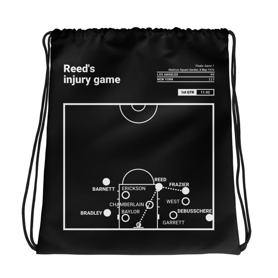 Greatest Knicks Plays Drawstring Bag: Reed's Injury Game (1970) - Etsy