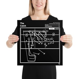 Greatest 49ers Plays Poster: the Catch (1982) - Etsy