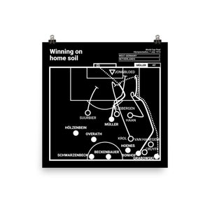 Greatest Germany National Team Plays Poster: Winning on Home Soil (1974 ...