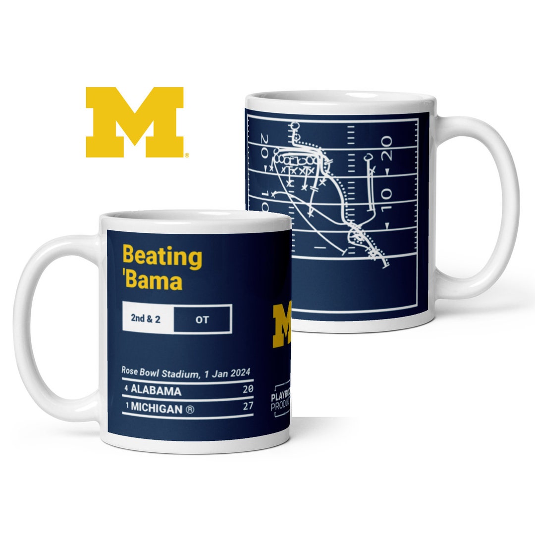 Greatest Michigan Football Plays Mug: Beating 'bama (2024) - Etsy
