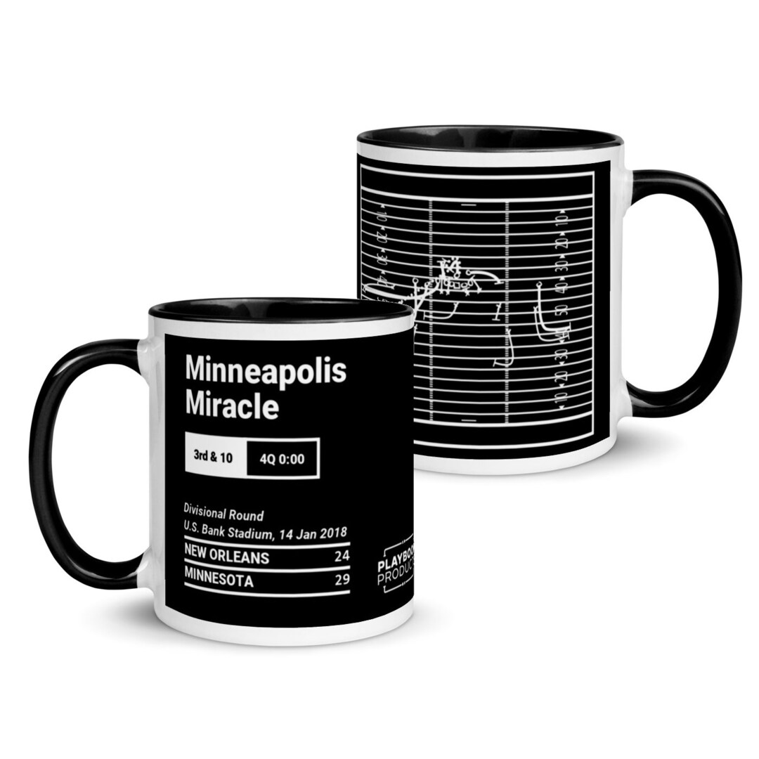 Greatest Vikings Plays Mug: Minneapolis Miracle 2018 - Etsy