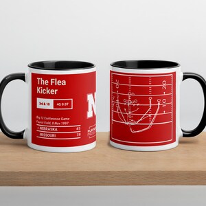 Greatest Nebraska Football Plays Mug: the Flea Kicker (1997) - Etsy
