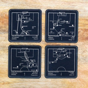Greatest Arsenal Plays: Leatherette Coasters (set of 4) - Etsy
