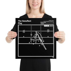 Greatest Notre Dame Football Plays Poster: the Genuflect Play (1971) - Etsy