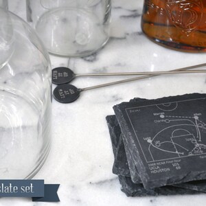 Greatest Packers Plays: Slate Coasters set of 4 - Etsy