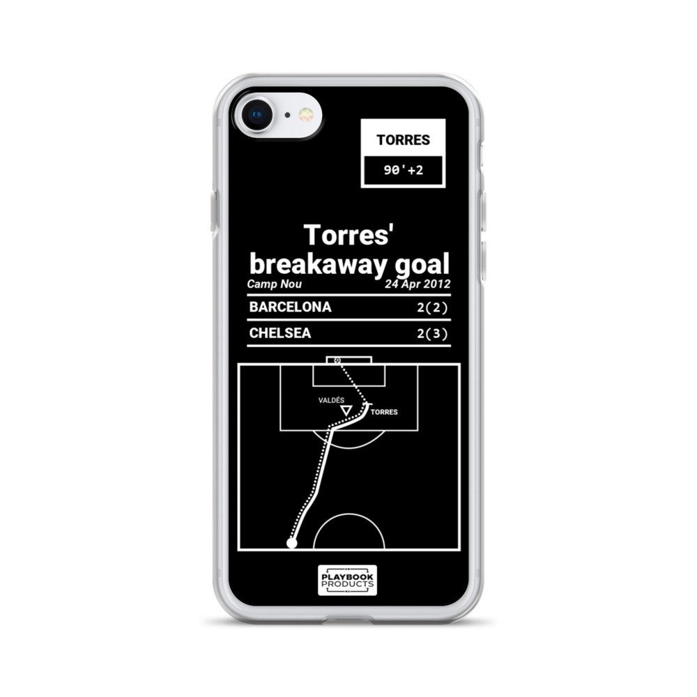 Greatest Chelsea Plays iPhoneCase: Torres' breakaway goal | Etsy