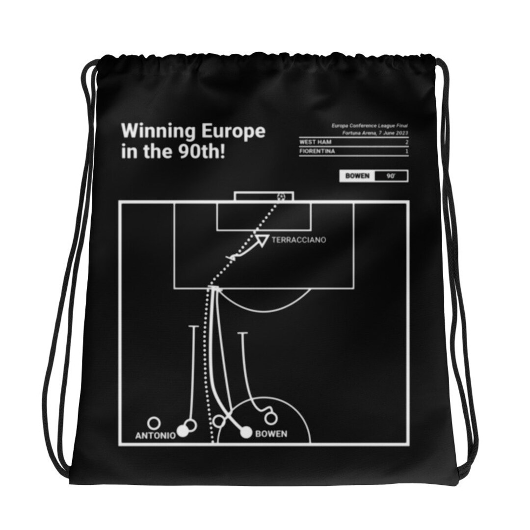Greatest West Ham United Plays Drawstring Bag: Winning Europe in the ...