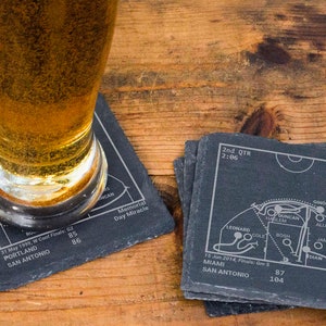 Greatest Spurs Plays: Slate Coasters (set of 4) - Etsy