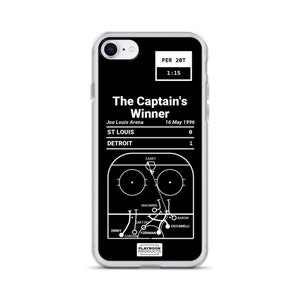 Greatest Red Wings Plays Iphone case: the Captain's Winner (1996) - Etsy