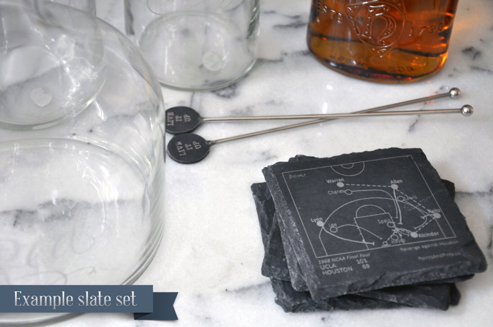 Greatest Cowboys Plays: Slate Coasters set of 4 - Etsy